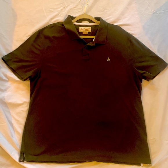Original Penguin | Shirts | Mens Penguin Green Polo Shirt 0 Cotton Xxl ...